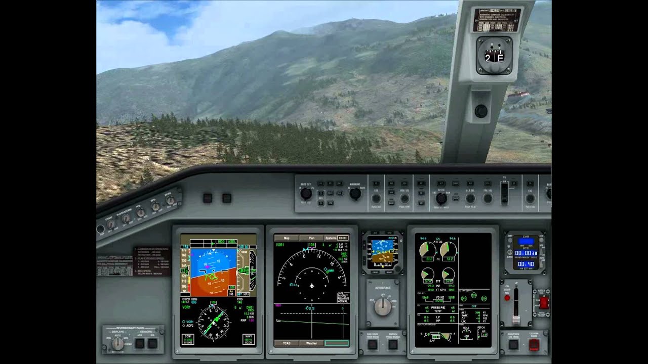 Embraer E190 Visual Approach & Landing in Paro VQPR rwy 15 (FS9) - YouTube