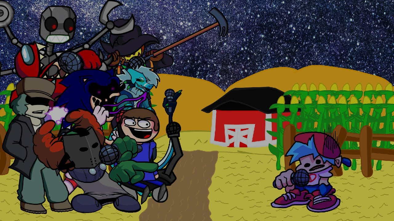 FNF - Splitathon but every turn another character sings it (Splitathon ...