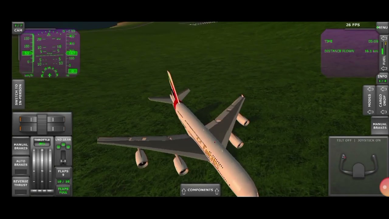 emirates flight 213 emergency landing&repair( fake) - YouTube