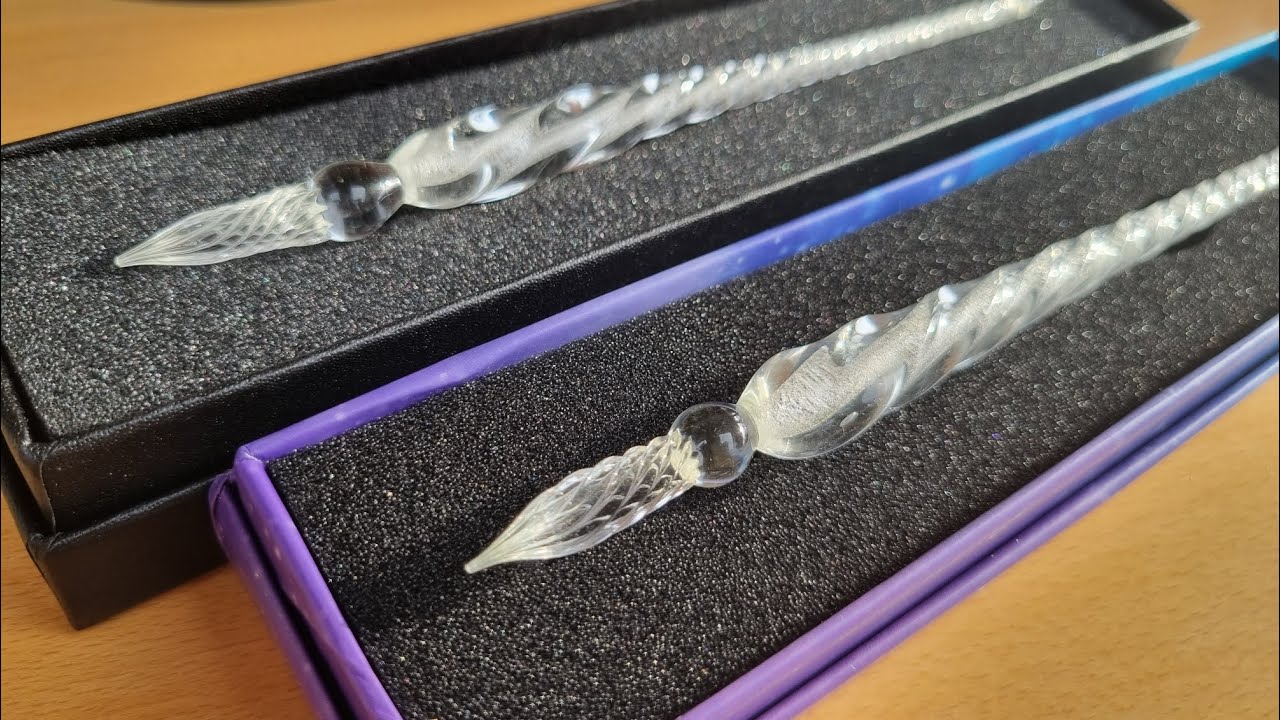 Unboxing and Testing Glass dip pens | from AliExpress - YouTube