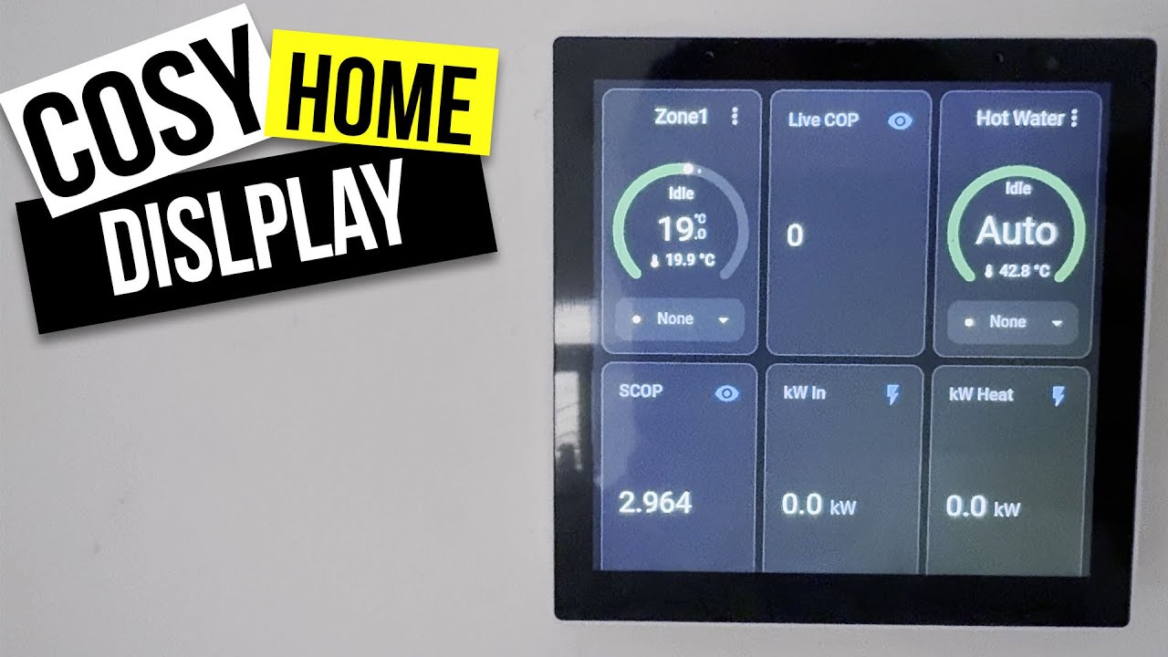 Cosy Heat Pump Inside Home Display Octopus Energy - YouTube