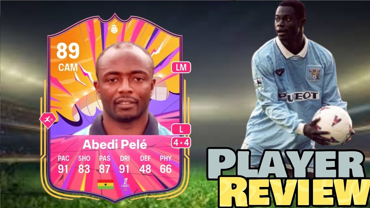 EA FC 25 ABEDI PELE 89 PLAYER REVIEW - YouTube