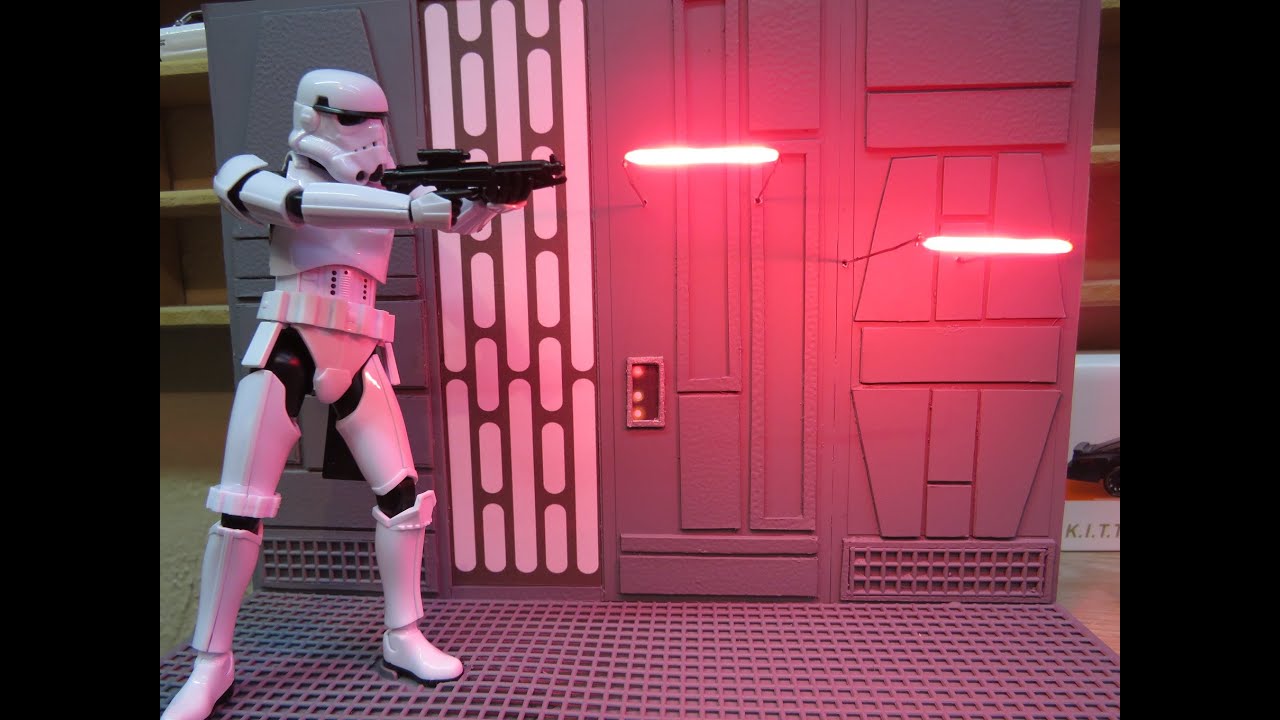 Stormtrooper Diorama ( disparando lasers muy realistas) - YouTube