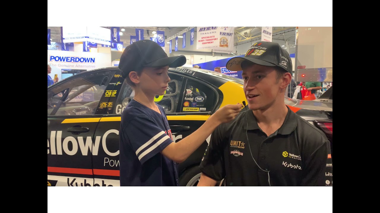 Felix interviews Zane Goddard, the rising star of Supercars - YouTube