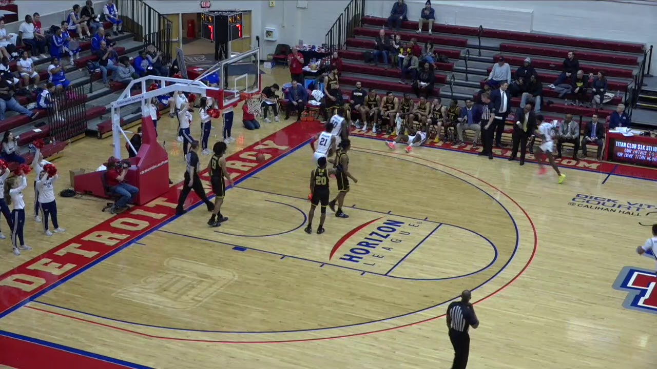 Detroit Mercy Men's Basketball vs Milwaukee Highlights - YouTube