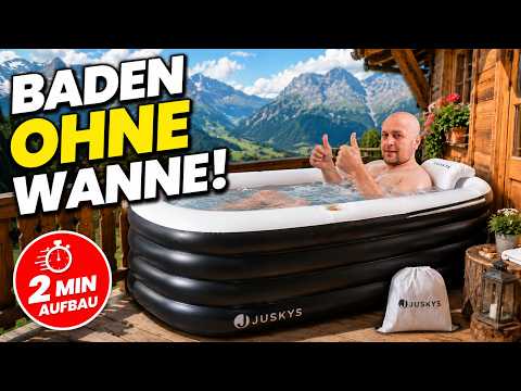 Keine Badewanne? Diese aufblasbare Wanne ist genial!