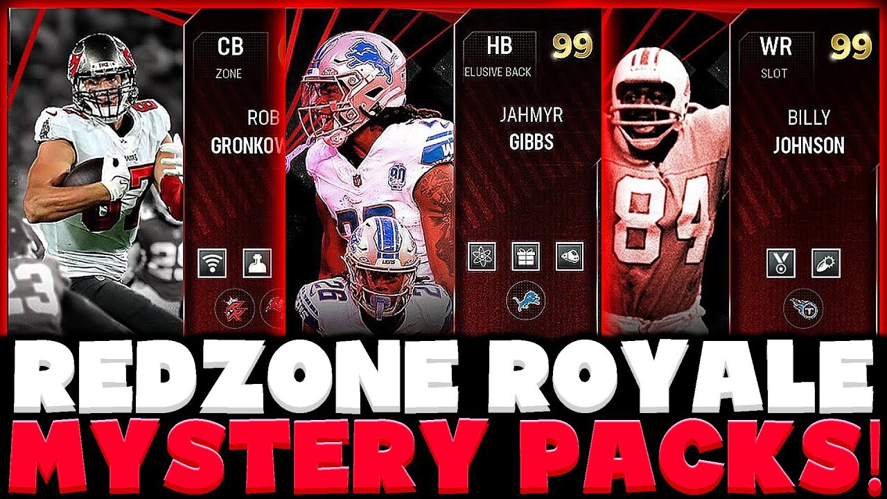 FREE 99 OVR CB GRONK! MYSTERY PACK OPENING! REDZONE ROYALE PT 2! MADDEN ...