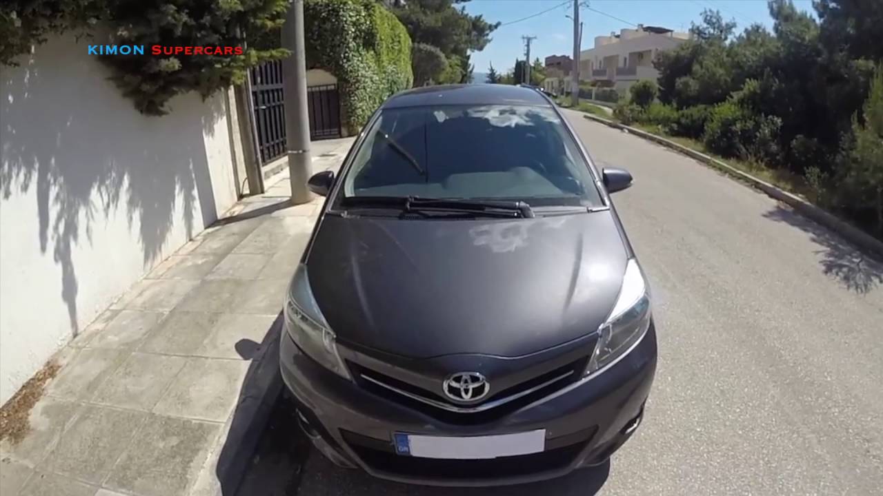 2014 Toyota Yaris Diesel - Exterior and Interior - YouTube