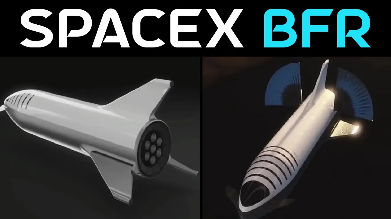 SpaceX BFR Animation - Moon Journey - YouTube