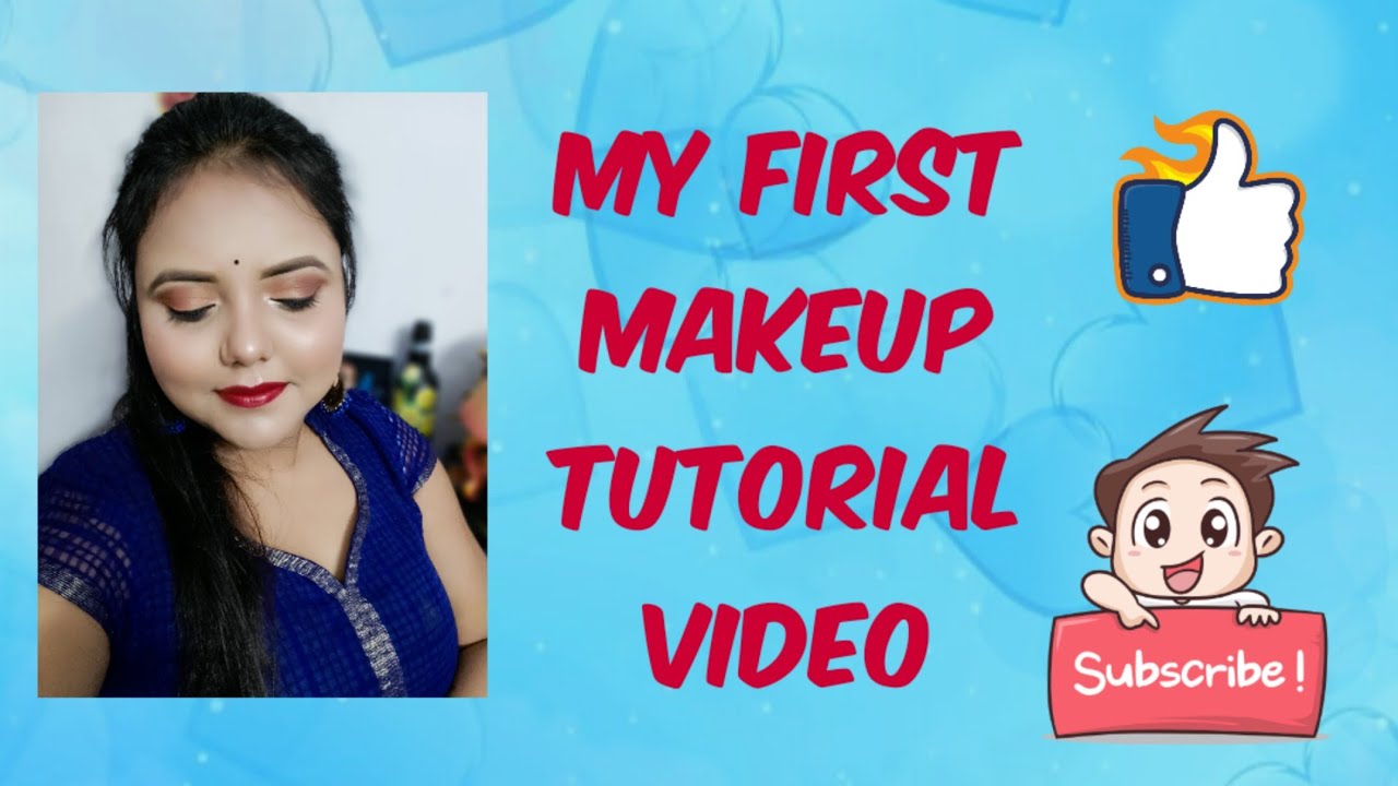 My 1st vlog self makeup tutorial video on YouTube ️ - YouTube