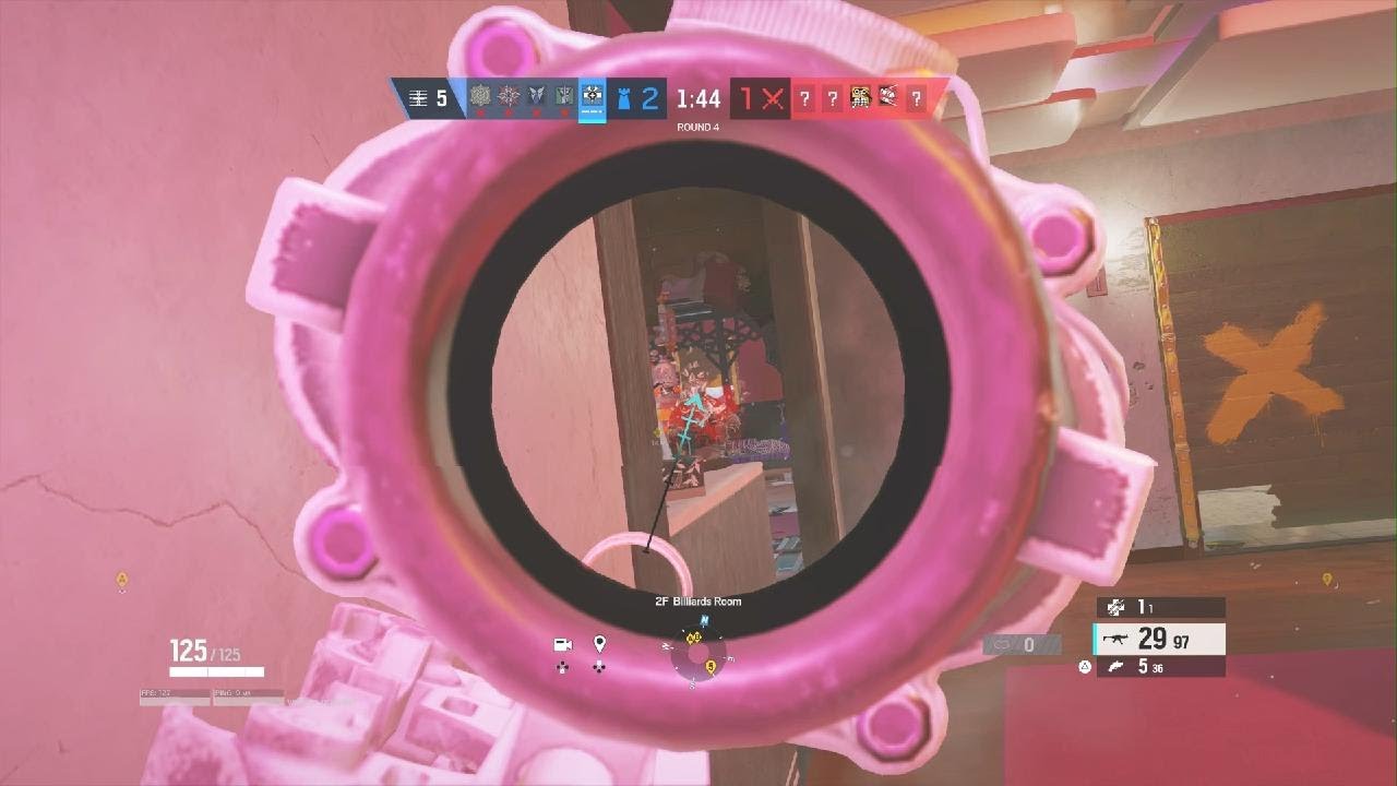 1v5 insane R6 clutch - YouTube