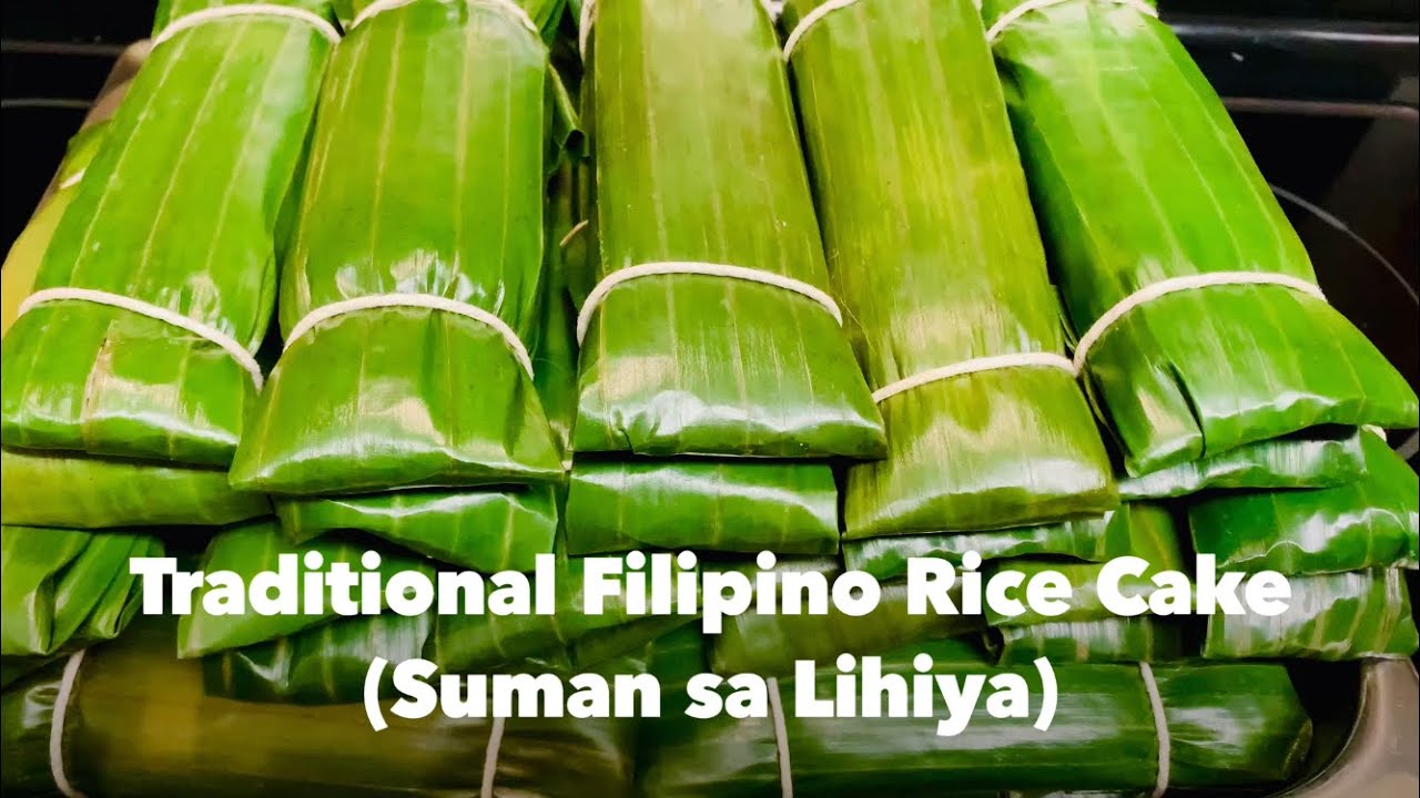 Traditional Filipino Rice Cake (Suman sa Lihiya) - YouTube