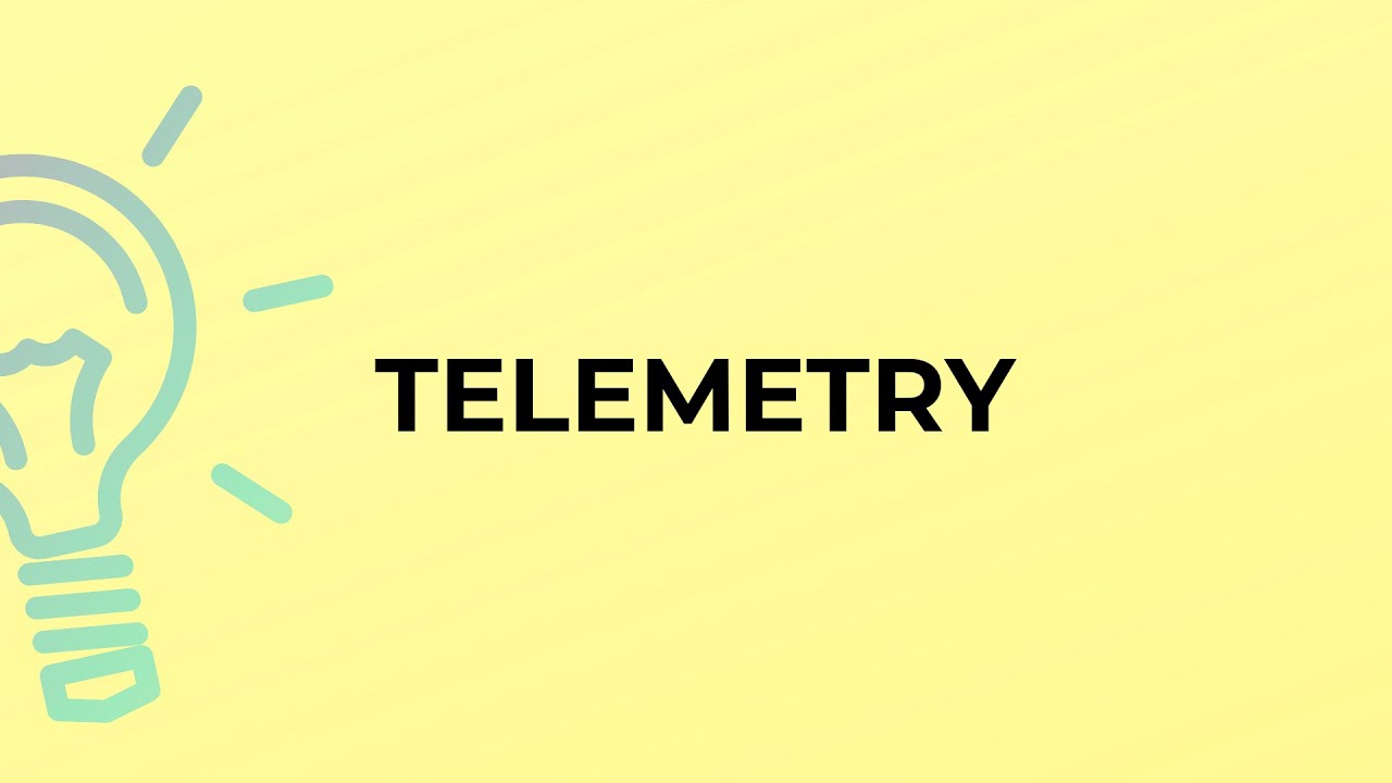 What is the meaning of the word TELEMETRY? - YouTube