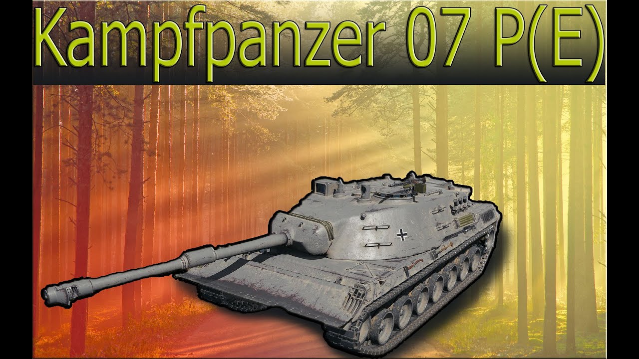 Kampfpanzer 07 P(E) БУЛЬДОЗЕР немецкий тт 10 конструкторское бюро. - YouTube