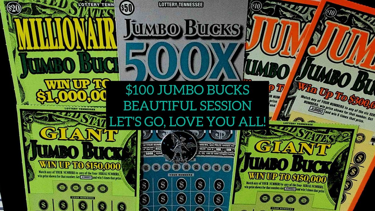 📢$100 JUMBO BUCKS WINNING TN LOTTERY SCRATCH OFF TICKETS SESSION📢JUMBO ...