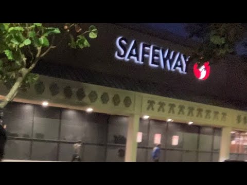 Safeway San Francisco California at night - YouTube