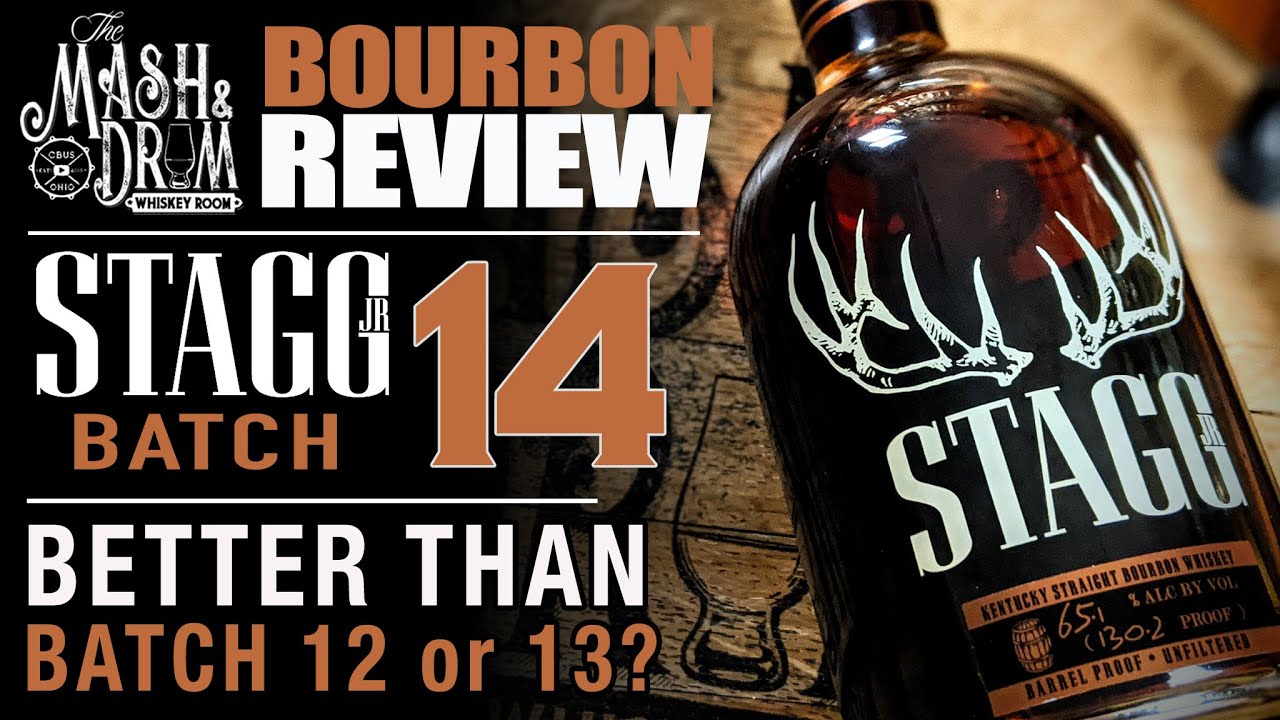 Stagg Jr. Batch 14 Review + blind tasting against Batch 12 and 13 - YouTube