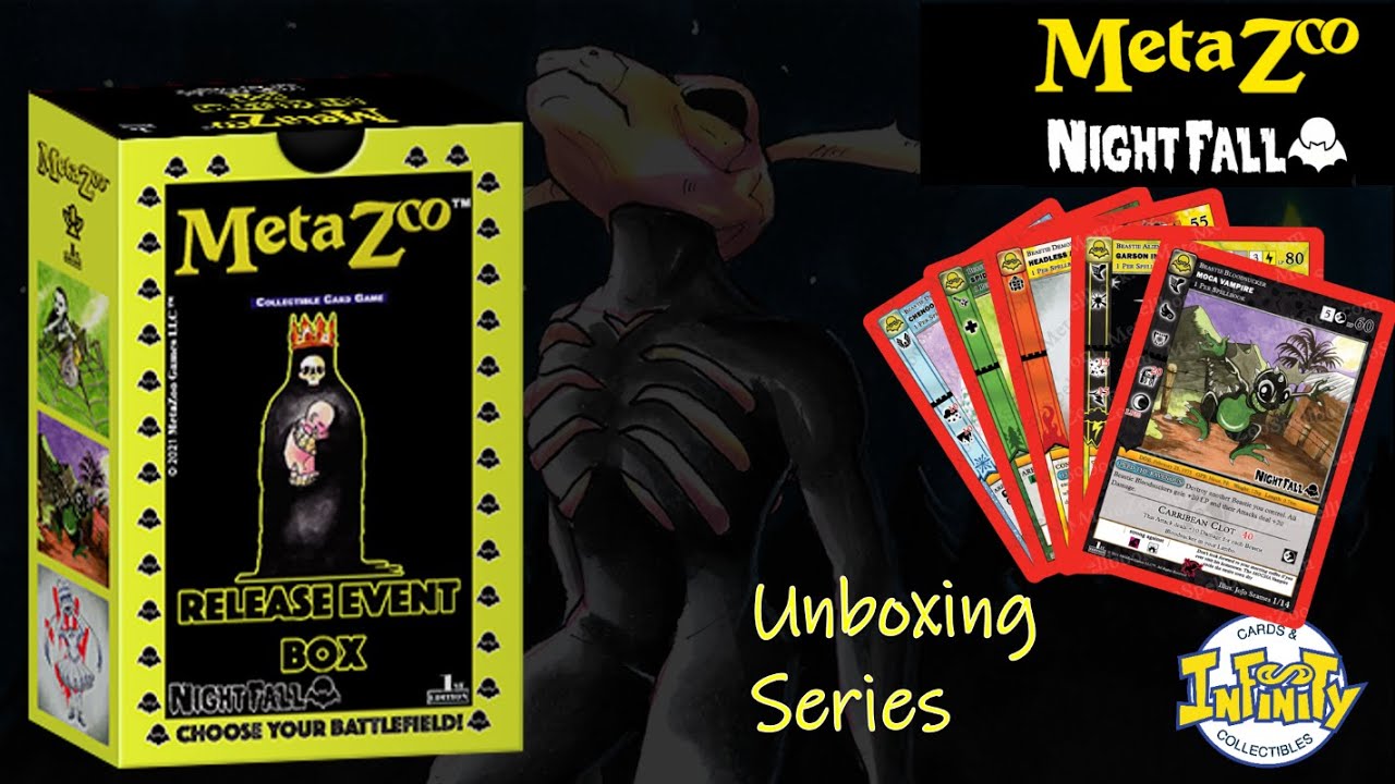 METAZOO Unboxing Nightfall: RELEASE EVENT box. Halloween is coming ...