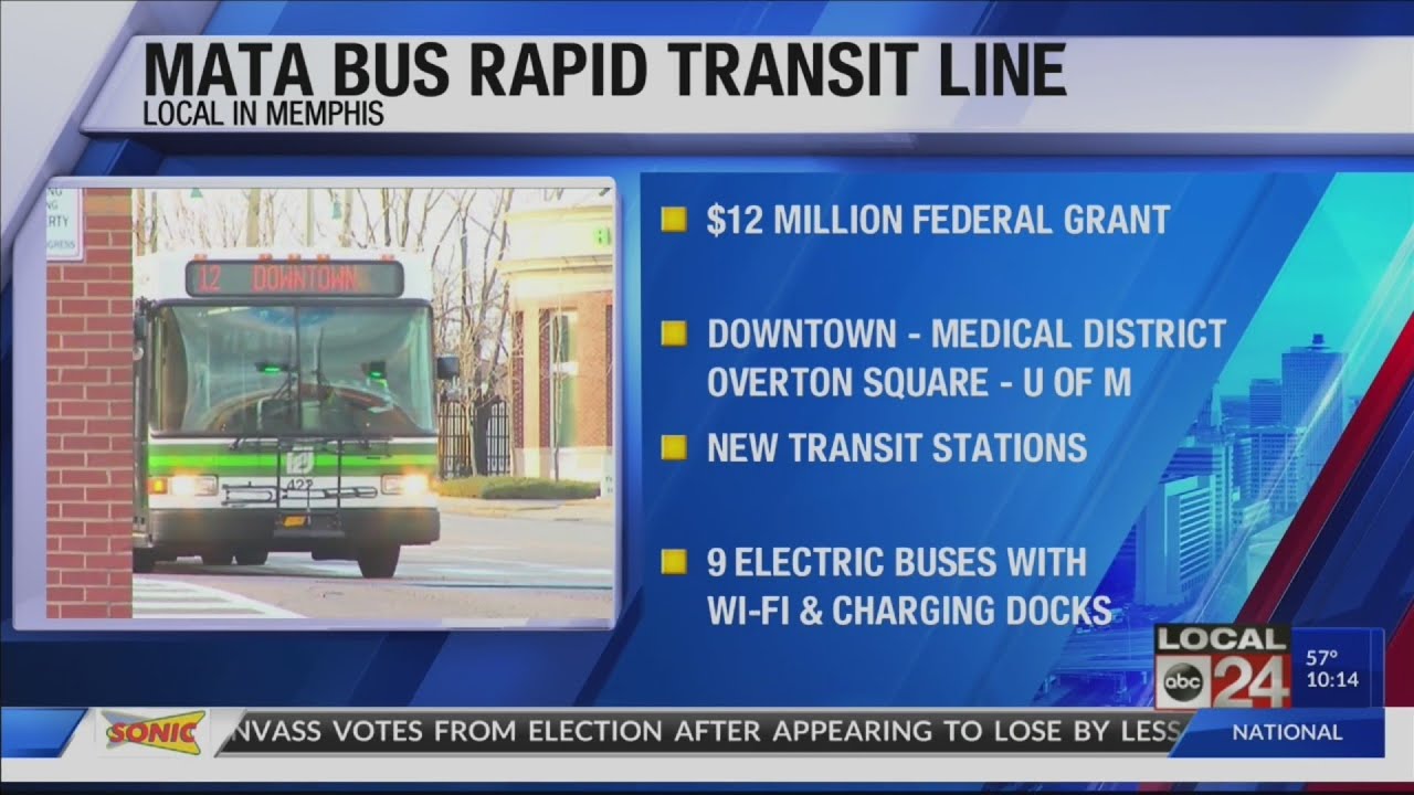 $12 million grant for MATA will create Bus Rapid Transit line - YouTube