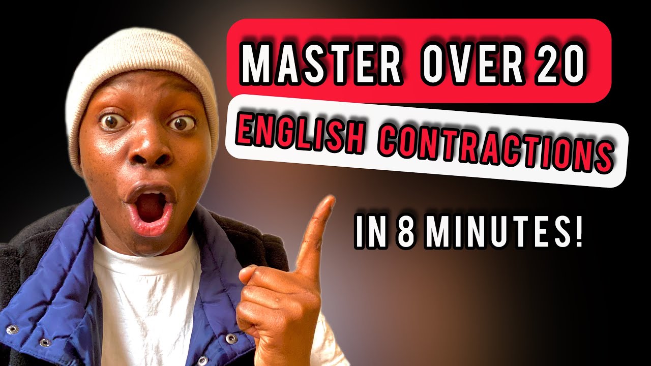 MASTER English contractions IN 8 MINUTES! - YouTube