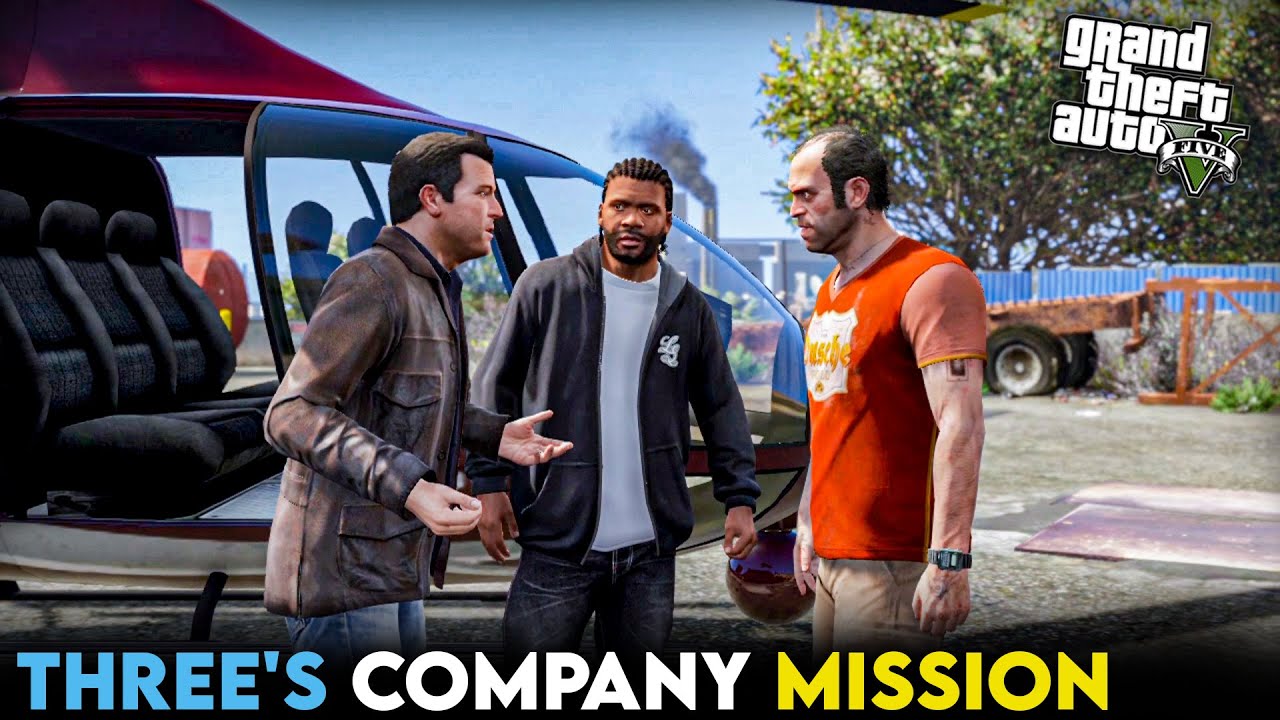 THREE'S COMPANY MISSION l GTA V GAMEPLAY - YouTube