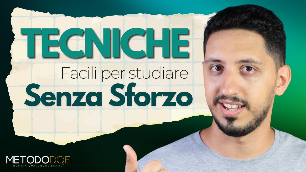 3 Tecniche di Studio Semplici da Provare per Studiare Senza Sforzo! - YouTube