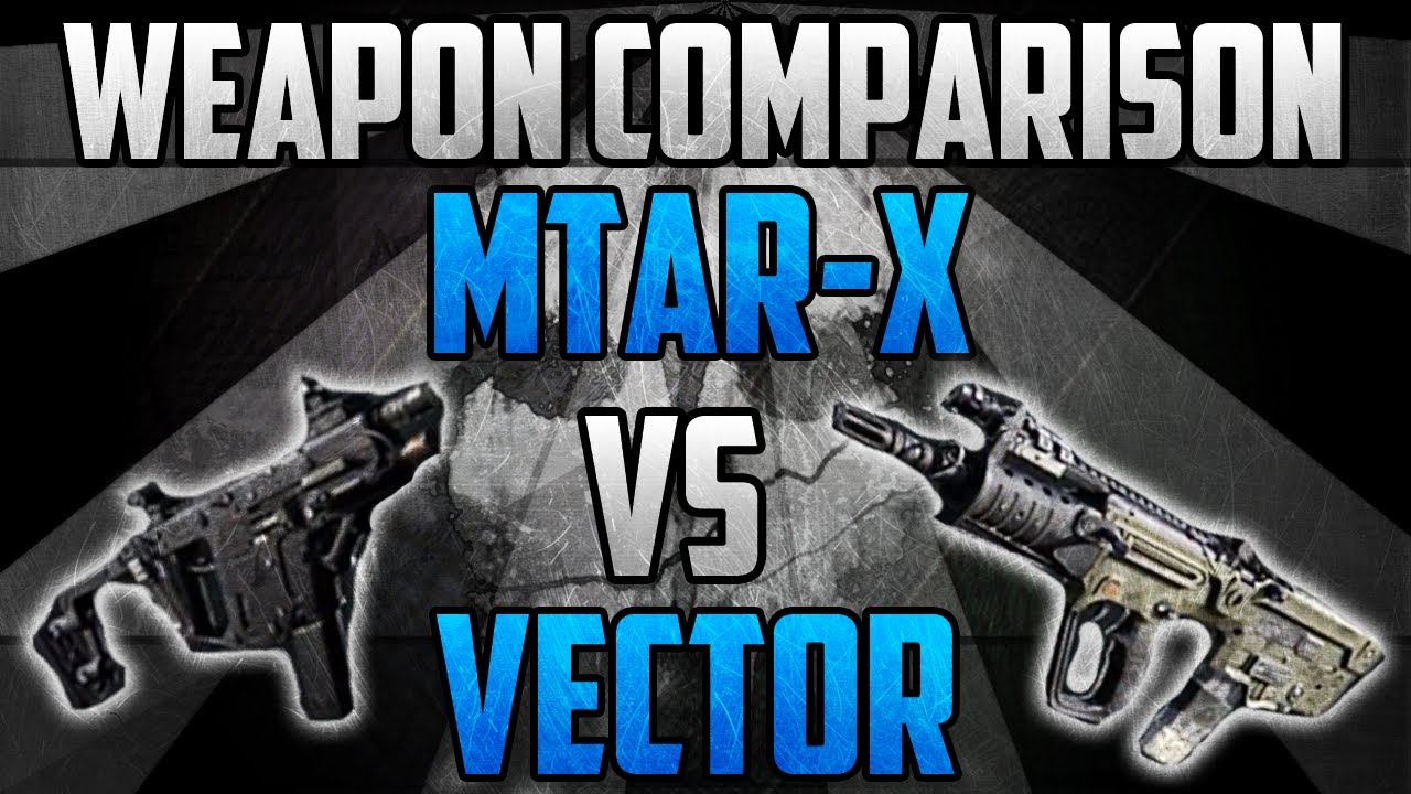 COD Ghosts: MTAR-X vs. Vector CRB Weapon Comparison :: Best SMG in COD ...