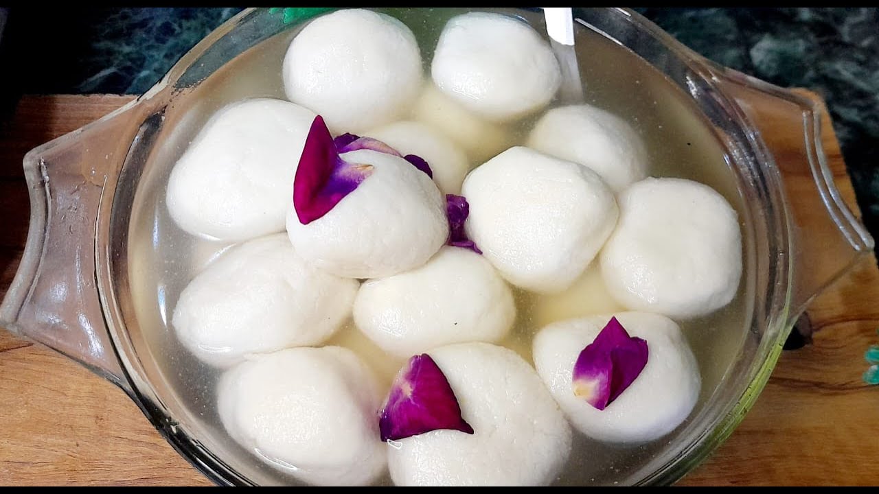 Bikaneri Spungy Rasgulla # Home made Rasgulla # Rasgulla Receipe ...