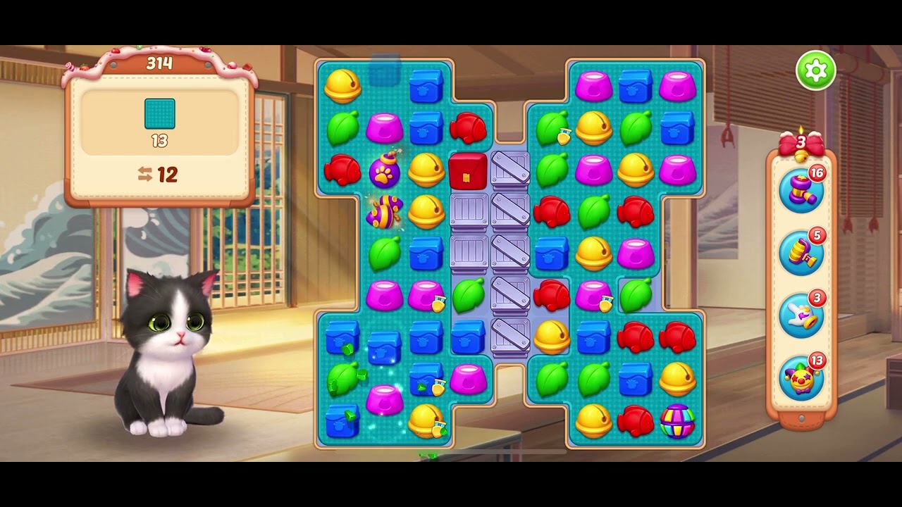 KITTEN MATCH LEVEL 314 GAMEPLAY | NaNa Match 3 HD - YouTube