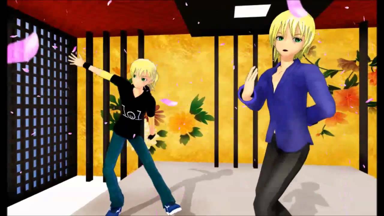 MMD LEON達で千本桜 質感テスト版 【SSAO】 - YouTube