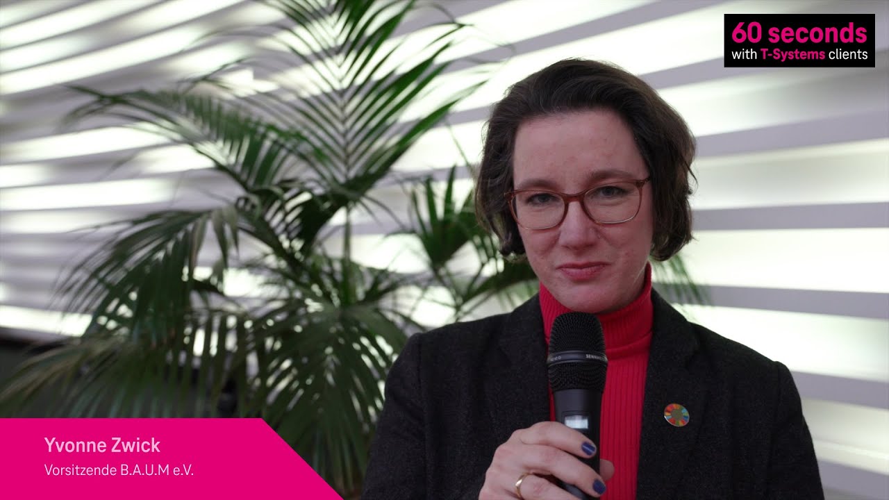 Inspiring Sustainability | 60 Sekunden mit Yvonne Zwick, B.A.U.M e.V ...