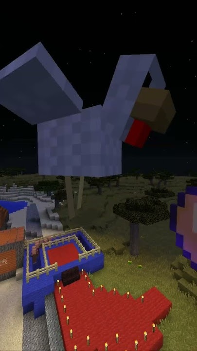 Большая курица в майнкрафте?! #shorts #minecraft #майнкрафт - YouTube