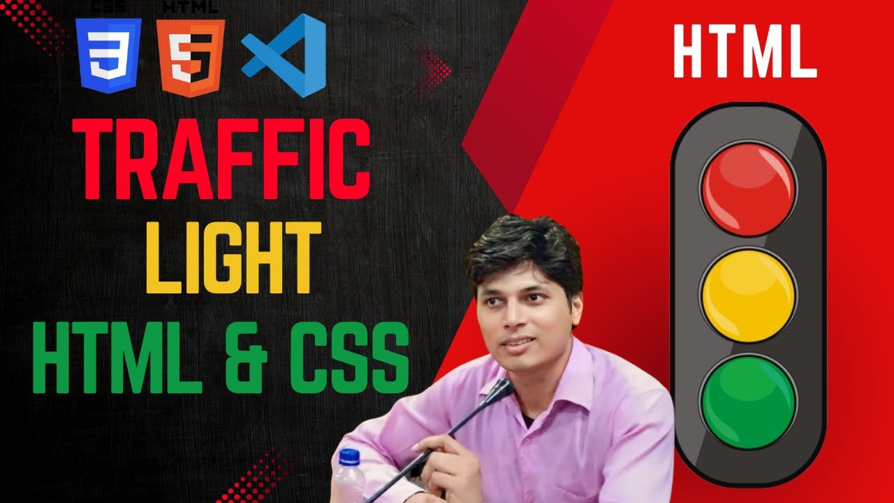 Html And Css Project Traffic Signal Light Project Using Using Html 4505