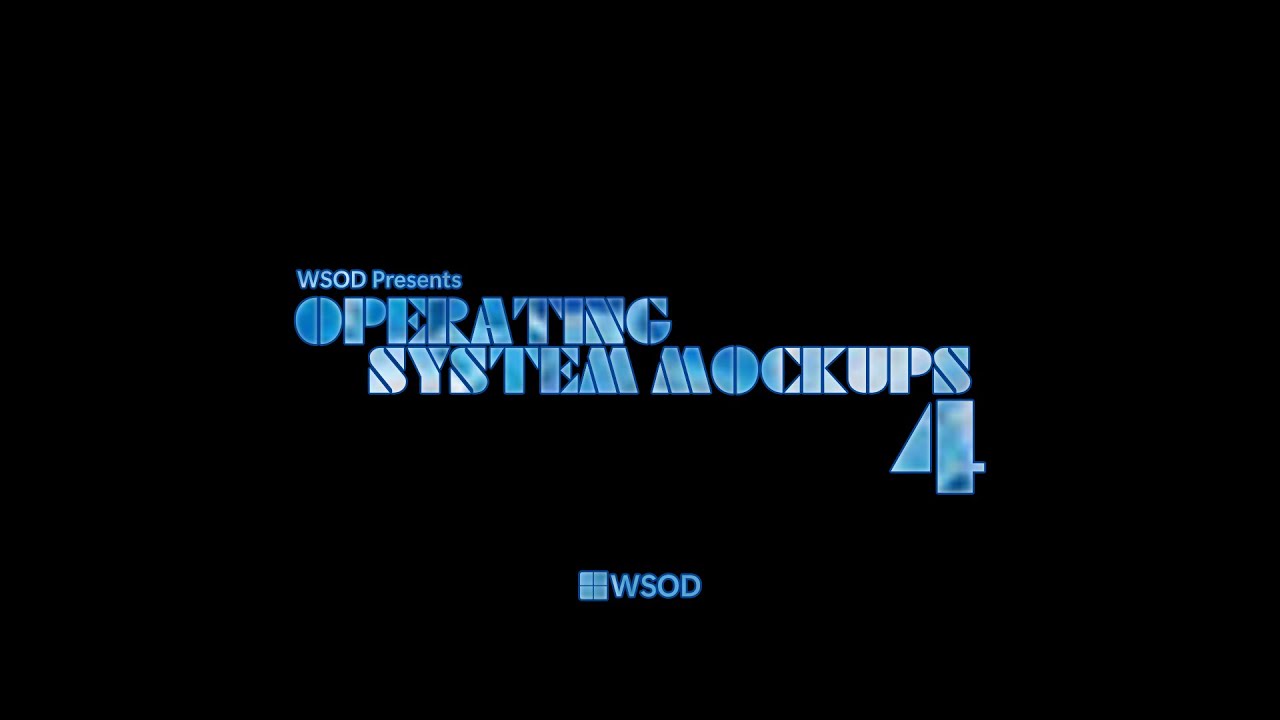 Operating System Mockups 4 | WSOD - YouTube