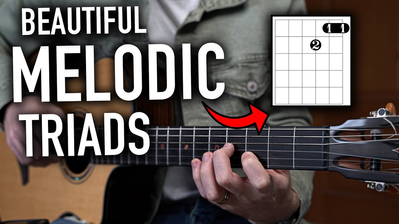 Beautiful Melodic Triads on Classical Guitar - YouTube