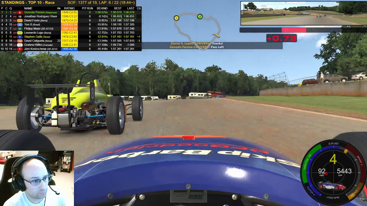 2020 Season 1 Week 5 Race 2 of Skip Barber Race Series at Road Atlanta ...