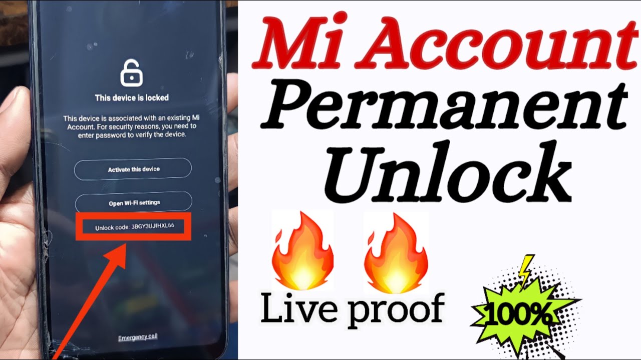 mi account unlock 100% all model support // activate this device. - YouTube