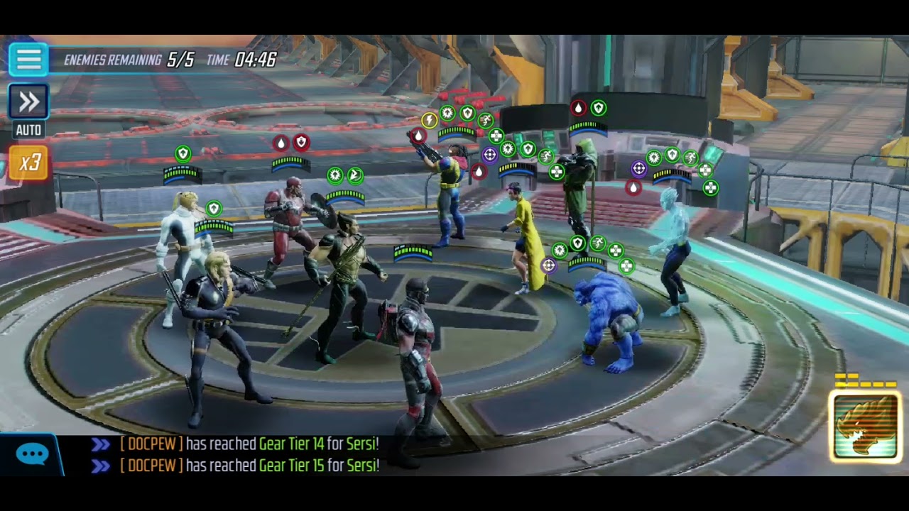 xfac + namor falcon vs axmen doom in war - msf - YouTube