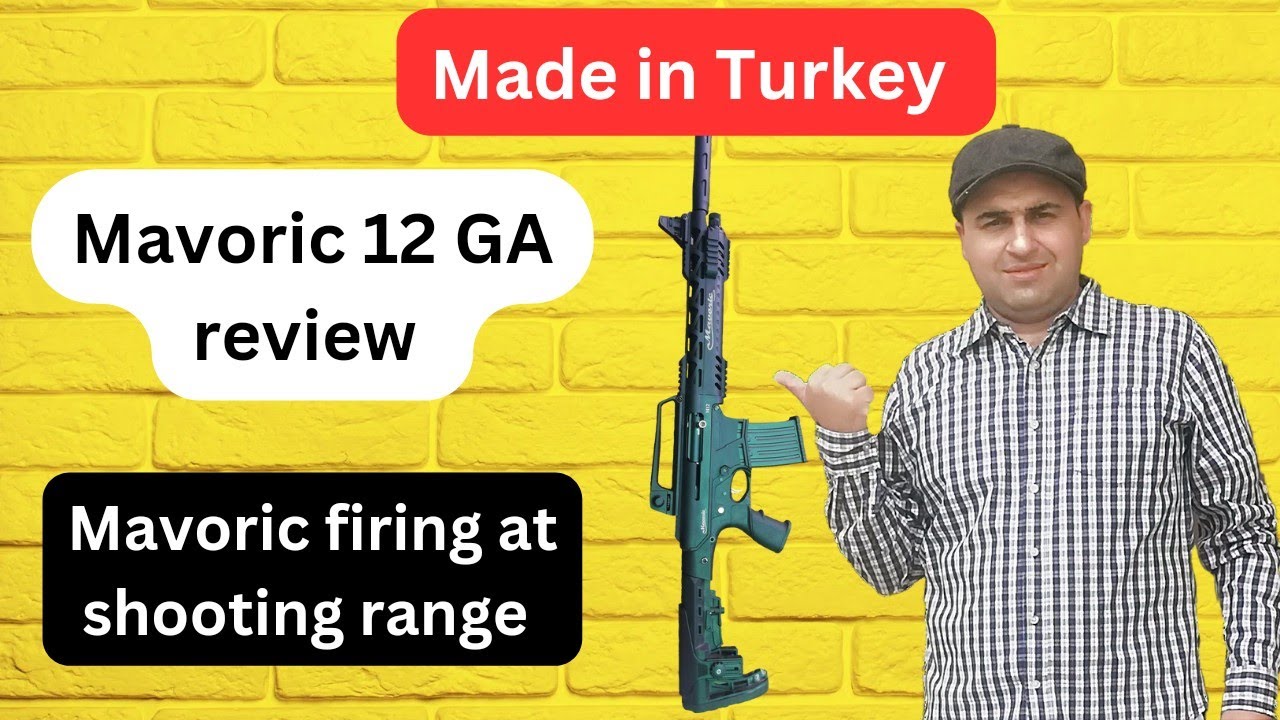 MAVORIC M12 SEMI AUTOMATIC SHOTGUN REVIEW & FIRING AT SHOOTING RANGE ...