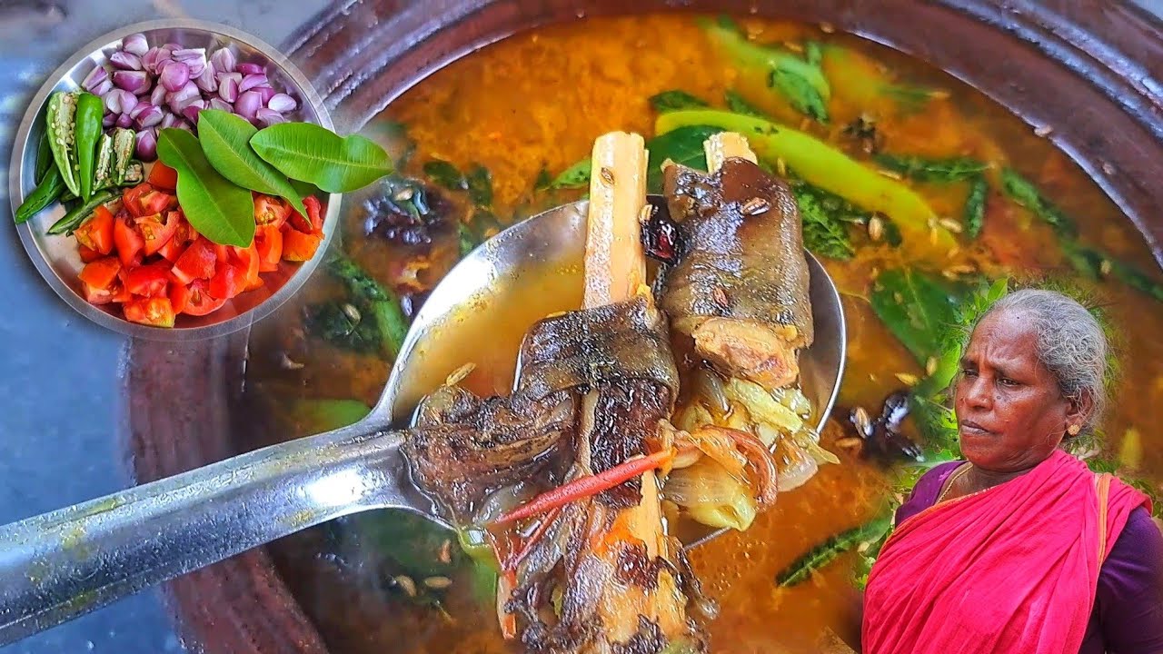 Aattukkaal soup recipe in chettinad style | Goat leg soup - YouTube