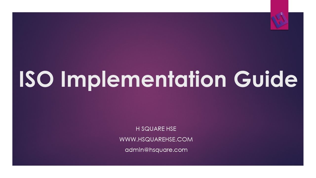 ISO Implementation Guide - YouTube