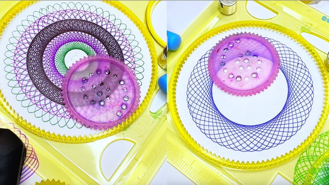 What Happens if you take a Spirograph and a Pen? See for Yourself ...