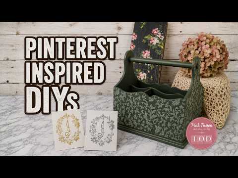Pinterest Made Me Try These DIYs! Fusion Paint & IOD Crafts