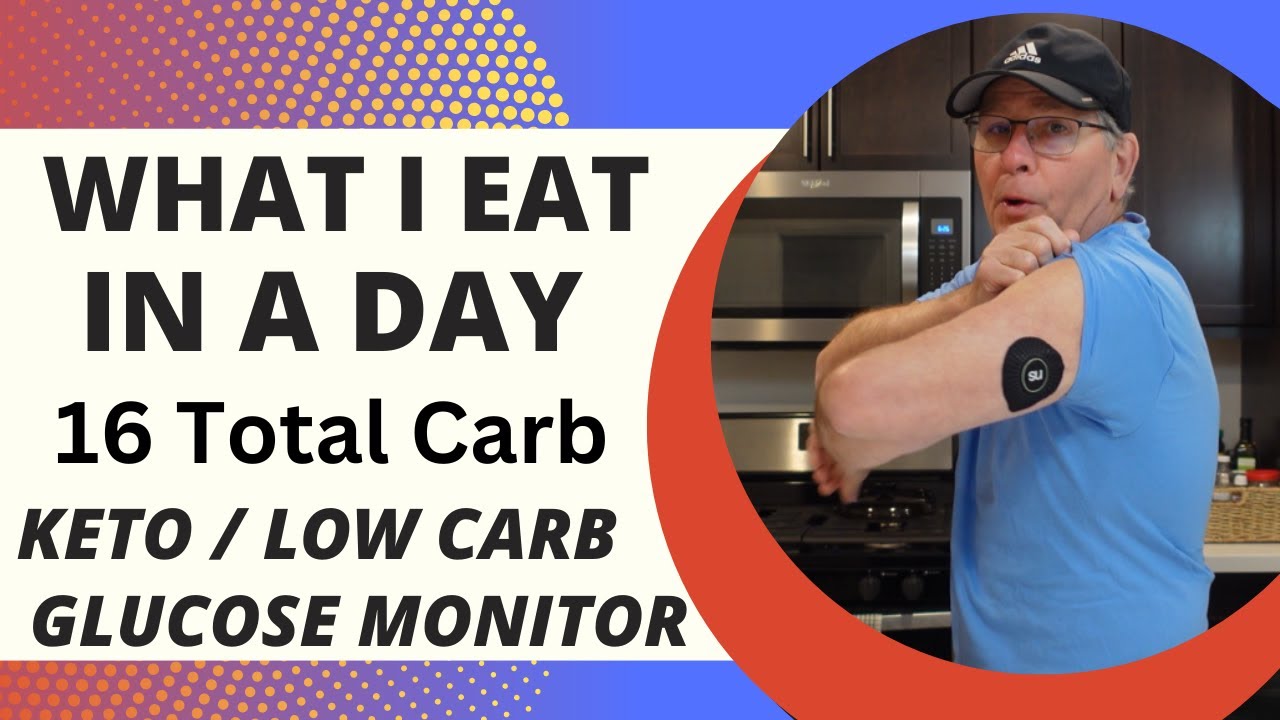 What I eat in a day Keto / Continuous Glucose Monitor / Under 20 total ...