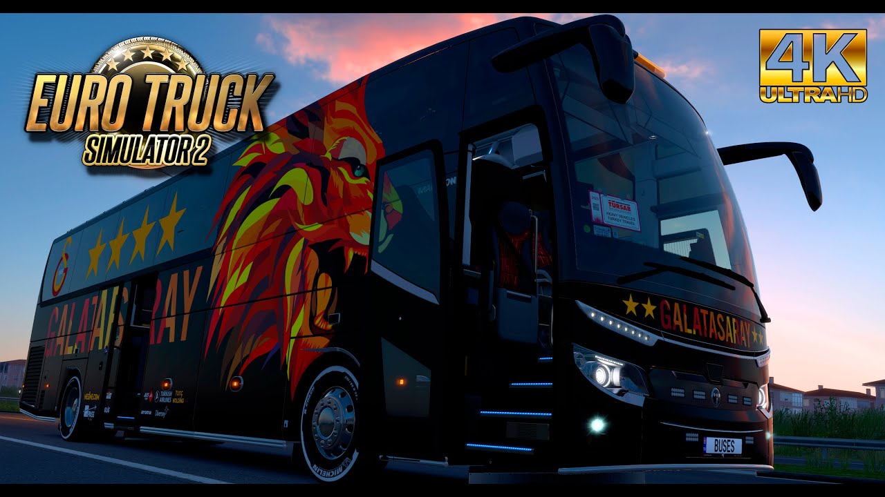 🚌Bus TEMSA MARATON 13 VIP 🔴Euro Truck Simulator 2 - YouTube