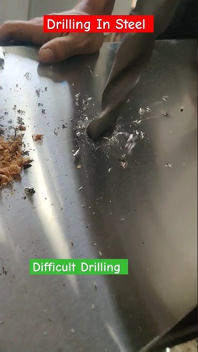 How to Drill in Steel | Difficult Drilling in Steel | Amazing steel factory | Commercial Kitchen ...