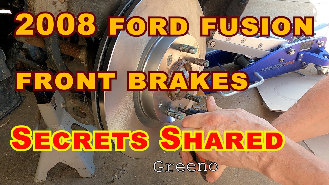 2008 Ford Fusion Front Brakes - YouTube
