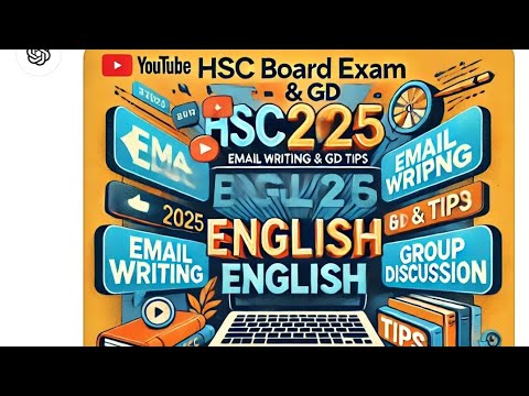 ENGLISH | How to write Email Writing and Group Discussion | HSC Board ...