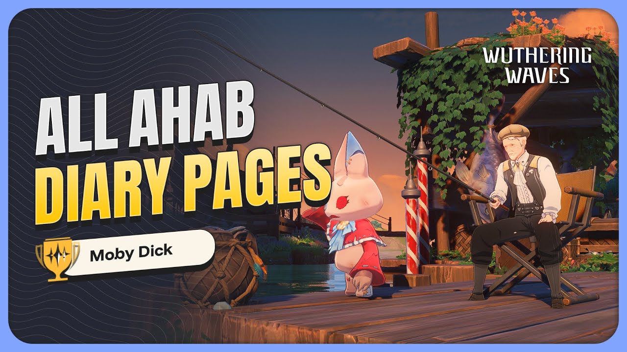 All 9 of Ahab's Diary Pages in Riccioli Islands — Moby Dick Trophy | Wuthering Waves - YouTube