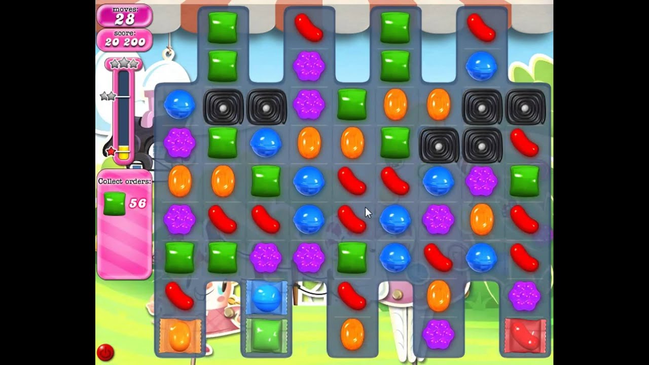 Candy Crush Saga Level 456 - YouTube